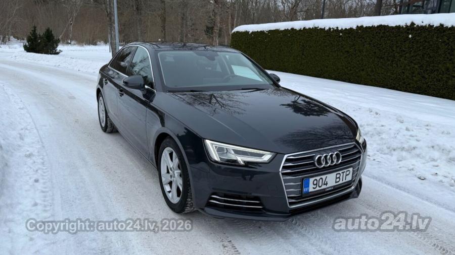 Grey Audi A4 2016 in Tallinn, with an engine capacity of 2.00 L and mileage of 82 thousand km for 14990 €, photo 5 on AUTOMOTO.COM.LV