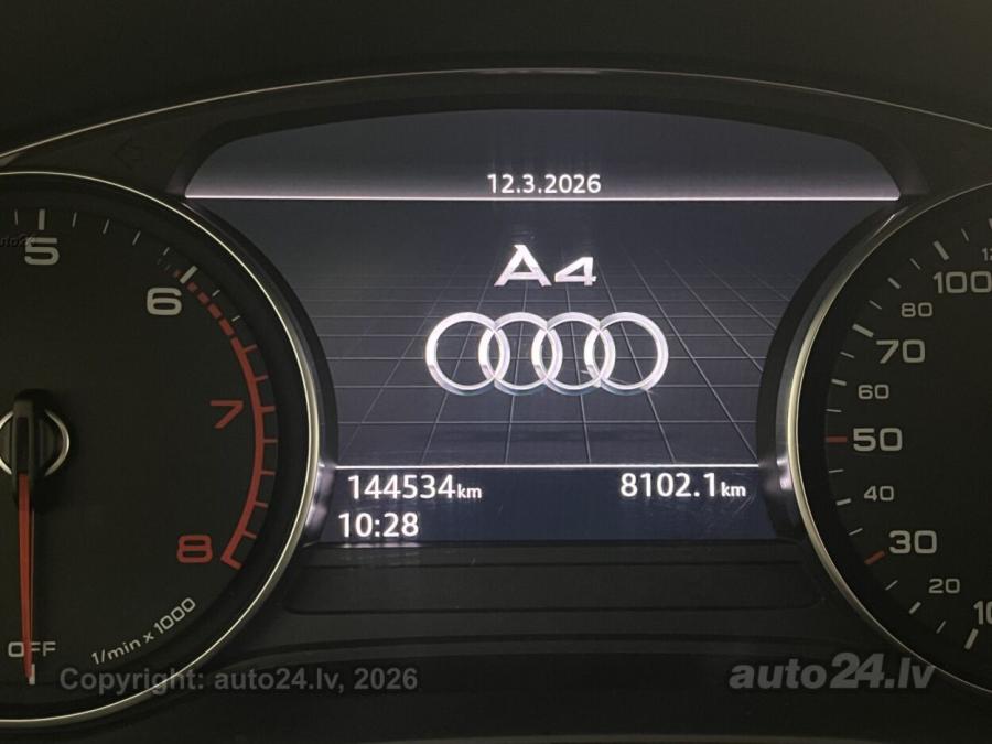 Pelēks Audi A4 2016 Tallina, ar dzinēja tilpumu 2.00 L un nobraukumu 145 tūkst. km par 16400 €, foto 22 vietnē AUTOMOTO.COM.LV