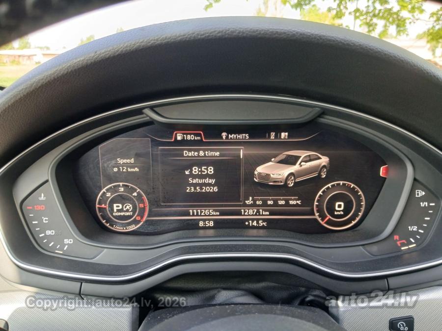 Grey Audi A4 2016 in Voru, with an engine capacity of 2.00 L and mileage of 111 thousand km for 14900 €, photo 14 on AUTOMOTO.COM.LV