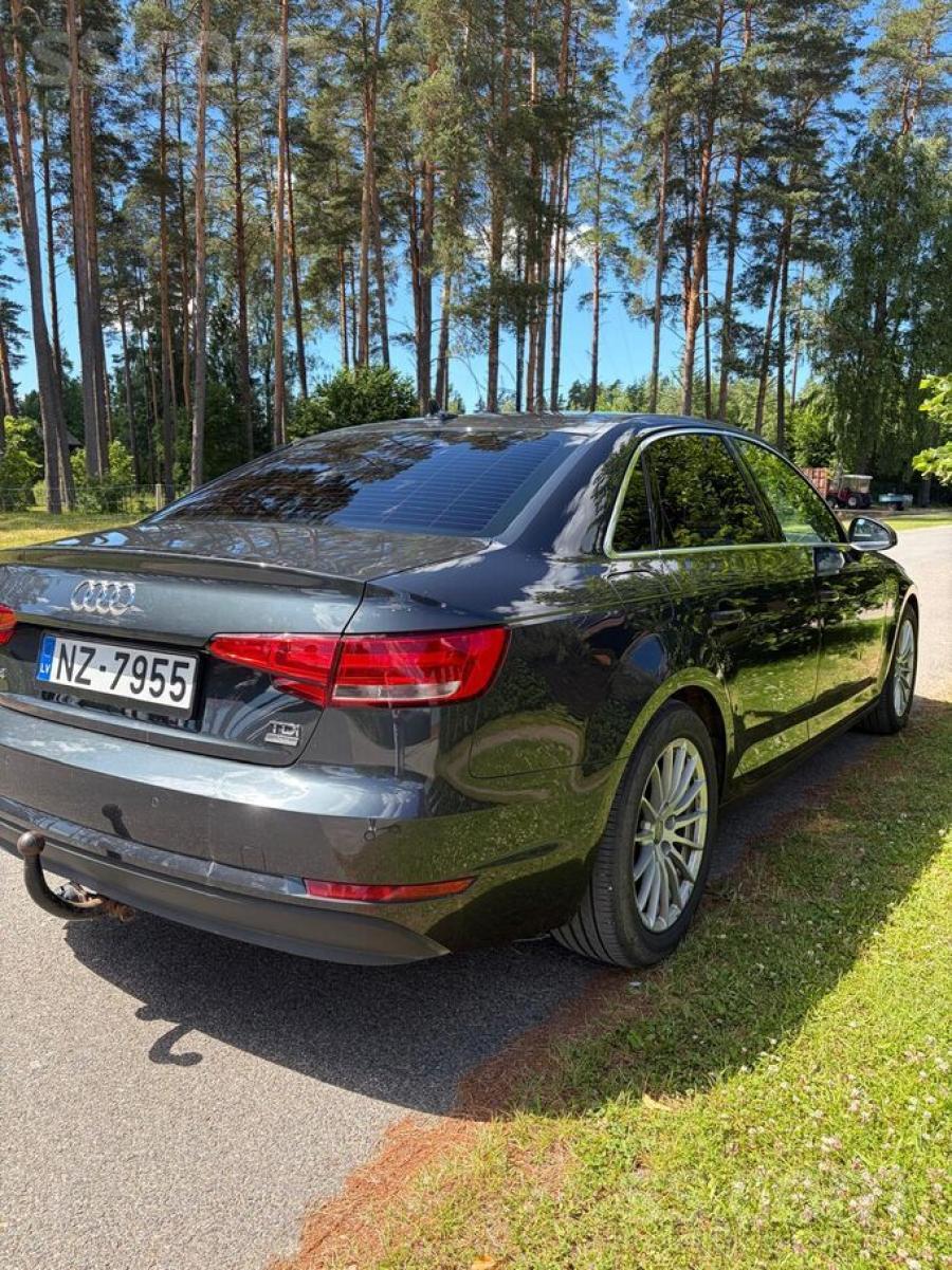 Grey Audi A4 2016 in Riga, with an engine capacity of 2.00 L and mileage of 177 thousand km for 14500 €, photo 5 on AUTOMOTO.COM.LV