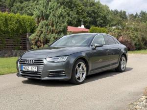 Grey Audi A4 2016 in Vilnius, with an engine capacity of 1.97 L and mileage of 301 thousand km for 11500 €, photo  on AUTOMOTO.COM.LV