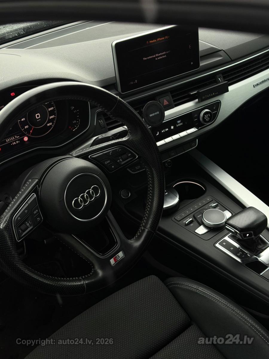 Pelēks Audi A4 2016 Tallina, ar dzinēja tilpumu 2.00 L un nobraukumu 202 tūkst. km par 17900 €, foto 5 vietnē AUTOMOTO.COM.LV