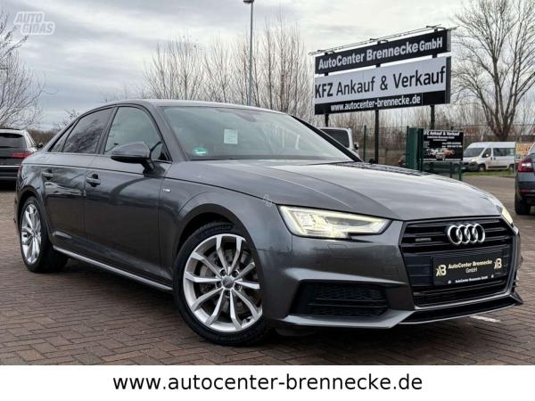 Grey Audi A4 2017 in Kaunas, with an engine capacity of 2.00 L and mileage of 48 thousand km for 26469 €, photo 1 on AUTOMOTO.COM.LV