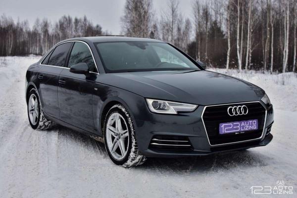 Pelēks Audi A4 2017 Kretinga, ar dzinēja tilpumu 2.00 L un nobraukumu 235 tūkst. km par 15850 €, foto 5 vietnē AUTOMOTO.COM.LV