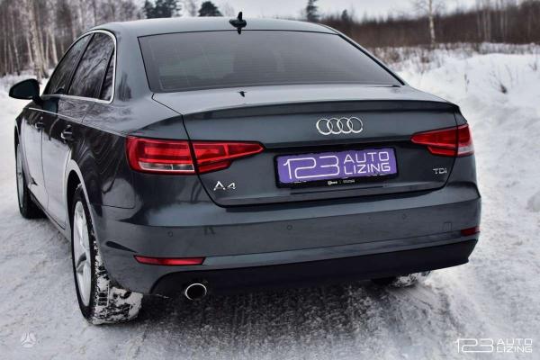 Pelēks Audi A4 2017 Kretinga, ar dzinēja tilpumu 2.00 L un nobraukumu 235 tūkst. km par 15850 €, foto 8 vietnē AUTOMOTO.COM.LV