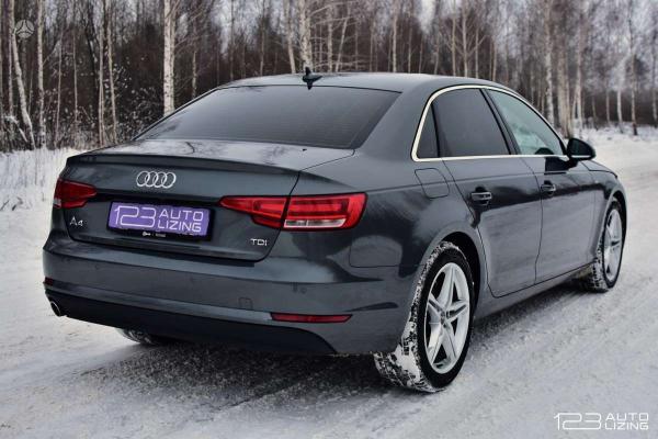 Pelēks Audi A4 2017 Kretinga, ar dzinēja tilpumu 2.00 L un nobraukumu 235 tūkst. km par 15850 €, foto 10 vietnē AUTOMOTO.COM.LV
