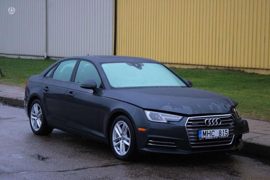 Pelēks Audi A4 2017 Viļņa, ar dzinēja tilpumu 1.98 L un nobraukumu 125 tūkst. km par 8500 €, foto 4 vietnē AUTOMOTO.COM.LV