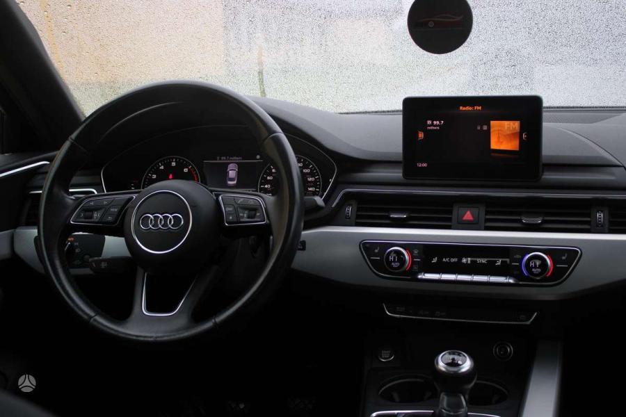 Pelēks Audi A4 2017 Viļņa, ar dzinēja tilpumu 1.98 L un nobraukumu 125 tūkst. km par 8500 €, foto 20 vietnē AUTOMOTO.COM.LV