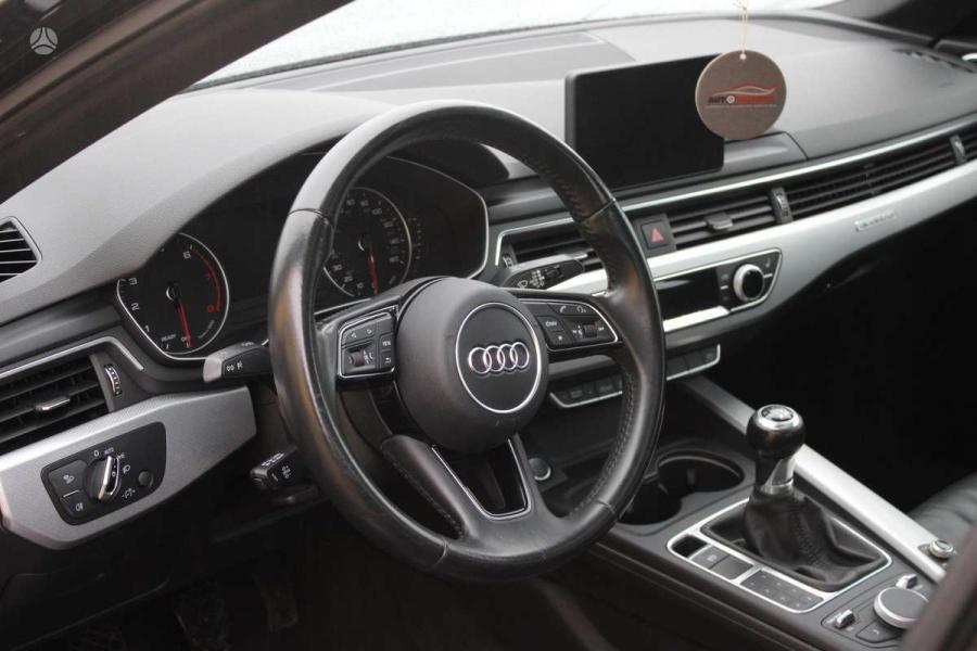 Pelēks Audi A4 2017 Viļņa, ar dzinēja tilpumu 1.98 L un nobraukumu 125 tūkst. km par 8500 €, foto 21 vietnē AUTOMOTO.COM.LV