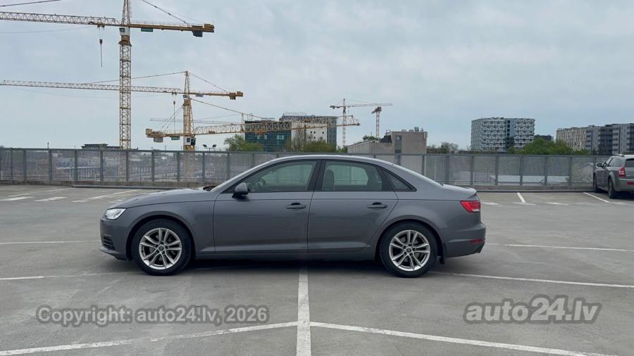 Grey Audi A4 2017 in Tallinn, with an engine capacity of 2.00 L and mileage of 118 thousand km for 17500 €, photo 4 on AUTOMOTO.COM.LV