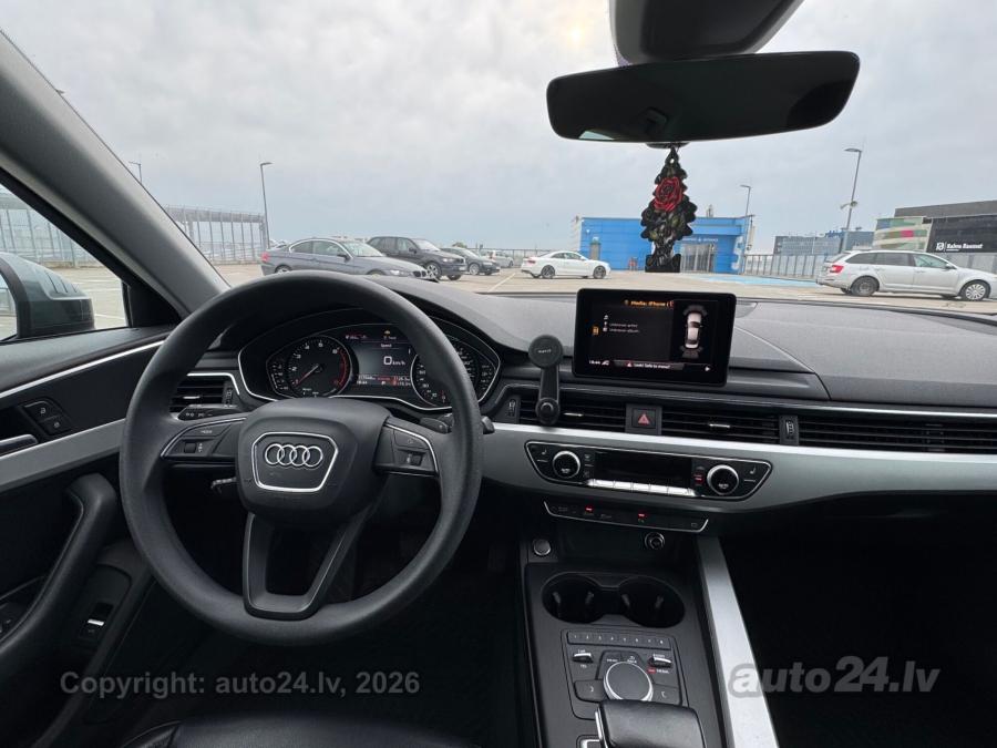 Grey Audi A4 2017 in Tallinn, with an engine capacity of 2.00 L and mileage of 118 thousand km for 17500 €, photo 12 on AUTOMOTO.COM.LV