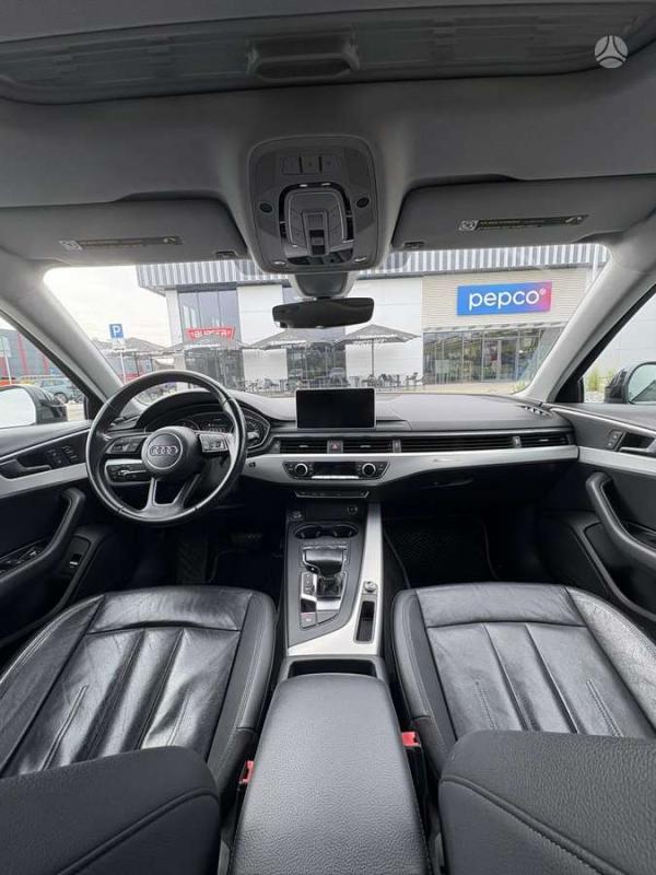Grey Audi A4 2017 in Vilnius, with an engine capacity of 2.00 L and mileage of 115 thousand km for 16900 €, photo 3 on AUTOMOTO.COM.LV