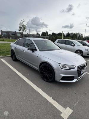 Grey Audi A4 2017 in Vilnius, with an engine capacity of 2.00 L and mileage of 115 thousand km for 16900 €, photo 6 on AUTOMOTO.COM.LV