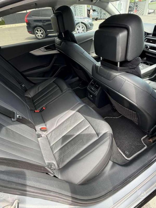 Grey Audi A4 2017 in Vilnius, with an engine capacity of 2.00 L and mileage of 115 thousand km for 16900 €, photo 7 on AUTOMOTO.COM.LV
