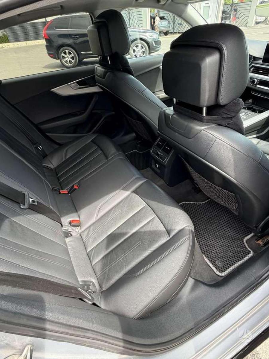Grey Audi A4 2017 in Vilnius, with an engine capacity of 2.00 L and mileage of 115 thousand km for 16900 €, photo 8 on AUTOMOTO.COM.LV