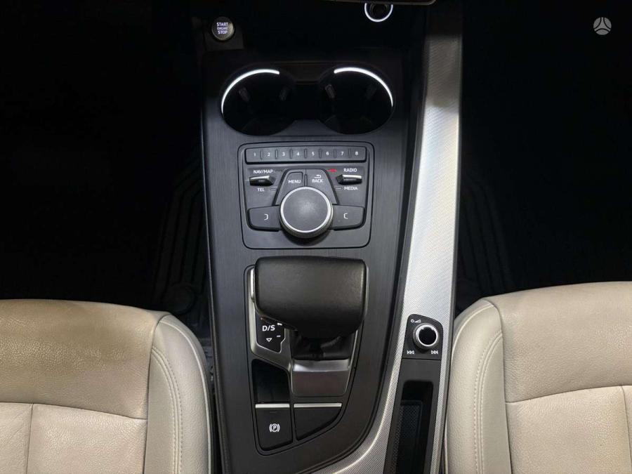 Grey Audi A4 2017 in Vilnius, with an engine capacity of 1.98 L and mileage of 98 thousand km for 15990 €, photo 24 on AUTOMOTO.COM.LV
