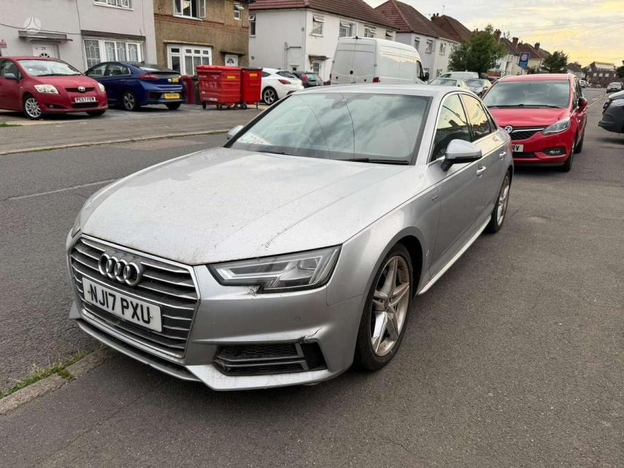 Pelēks Audi A4 2017 Šauļi, ar dzinēja tilpumu 1.97 L un nobraukumu 200 tūkst. km par 5999 €, foto 3 vietnē AUTOMOTO.COM.LV