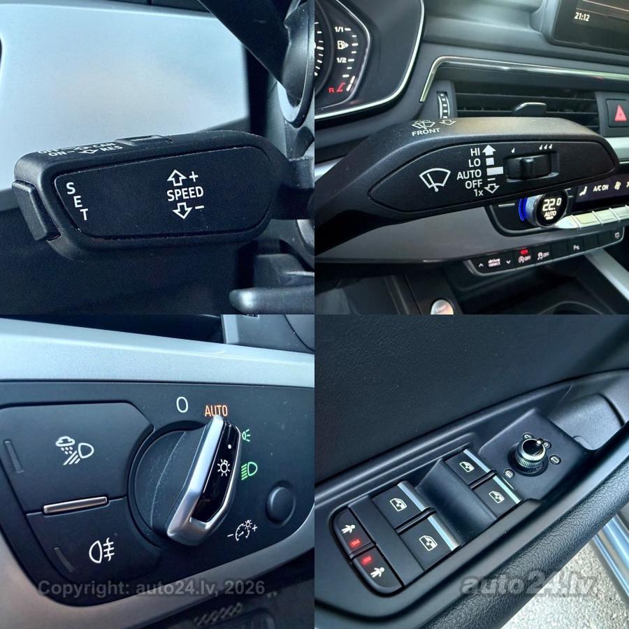 Grey Audi A4 2017 in Tallinn, with an engine capacity of 2.00 L and mileage of 121 thousand km for 16500 €, photo 15 on AUTOMOTO.COM.LV