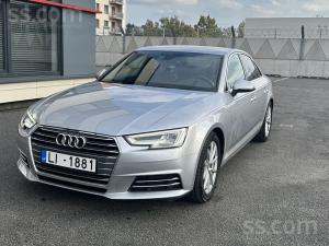 Серый Ауди А4 2017 в Рига, объемом двигателя 1.40 л и пробегом 220 тыс. км за 14690 €, фото  на AUTOMOTO.COM.LV