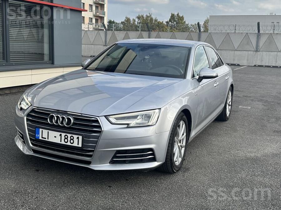 Pelēks Audi A4 2017 Rīga, ar dzinēja tilpumu 1.40 L un nobraukumu 220 tūkst. km par 14690 €, foto 1 vietnē AUTOMOTO.COM.LV
