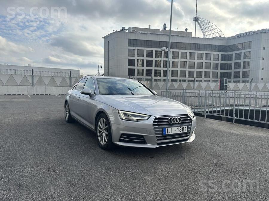 Pelēks Audi A4 2017 Rīga, ar dzinēja tilpumu 1.40 L un nobraukumu 220 tūkst. km par 14690 €, foto 4 vietnē AUTOMOTO.COM.LV