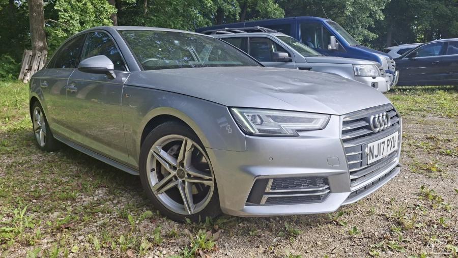 Grey Audi A4 2017 in Siauliai, with an engine capacity of 2.00 L and mileage of 200 thousand km for 4999 €, photo 1 on AUTOMOTO.COM.LV