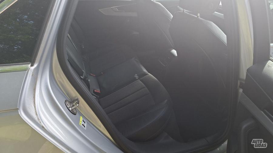 Grey Audi A4 2017 in Siauliai, with an engine capacity of 2.00 L and mileage of 200 thousand km for 4999 €, photo 11 on AUTOMOTO.COM.LV