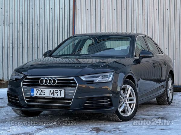 Pelēks Audi A4 2018 Tallina, ar dzinēja tilpumu 2.00 L un nobraukumu 118 tūkst. km par 16795 €, foto 1 vietnē AUTOMOTO.COM.LV