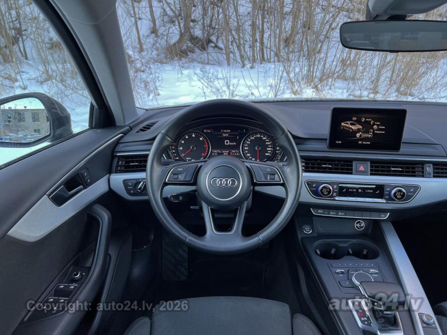 Pelēks Audi A4 2018 Tallina, ar dzinēja tilpumu 2.00 L un nobraukumu 118 tūkst. km par 16795 €, foto 16 vietnē AUTOMOTO.COM.LV