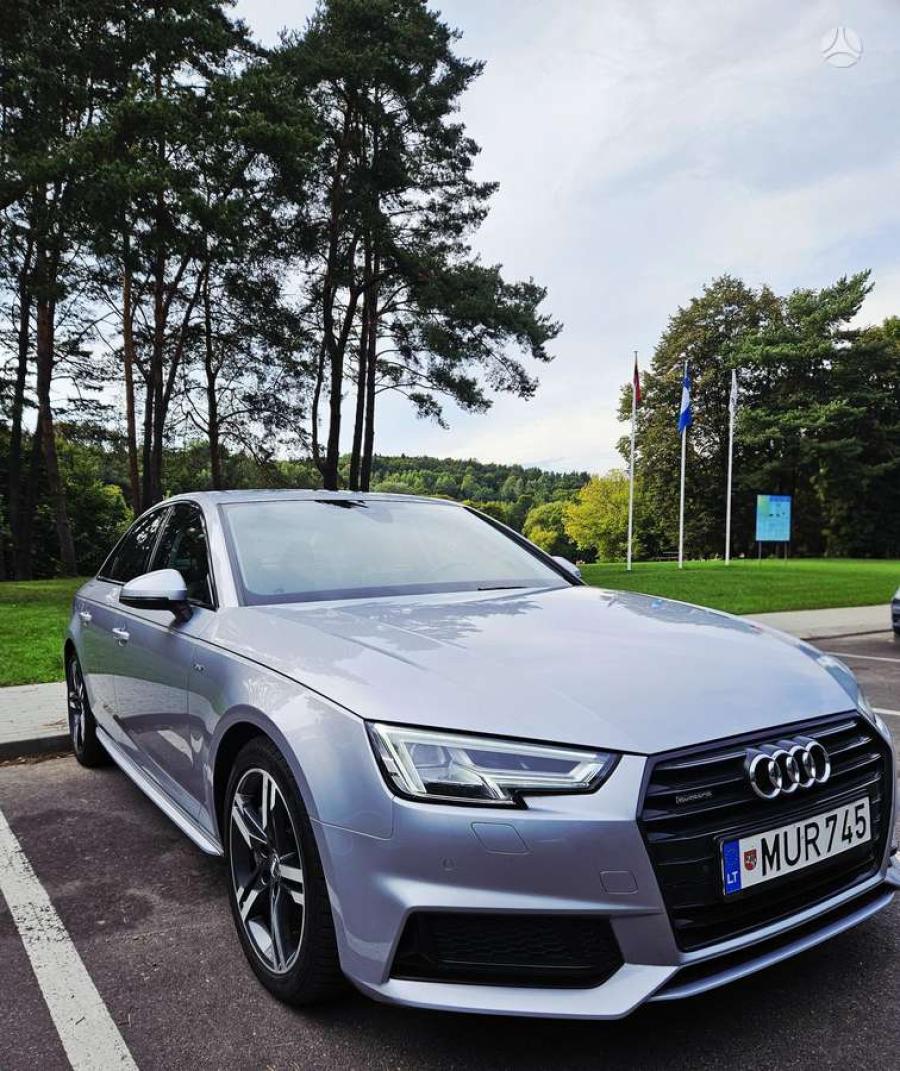 Grey Audi A4 2018 in Vilnius, with an engine capacity of 1.98 L and mileage of 160 thousand km for 12500 €, photo 7 on AUTOMOTO.COM.LV