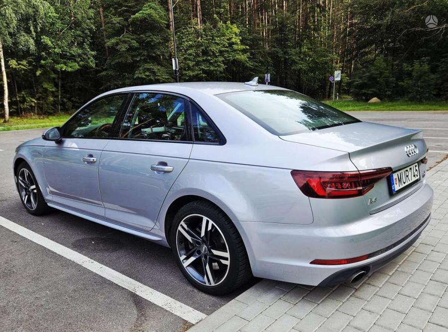 Grey Audi A4 2018 in Vilnius, with an engine capacity of 1.98 L and mileage of 160 thousand km for 12500 €, photo 9 on AUTOMOTO.COM.LV
