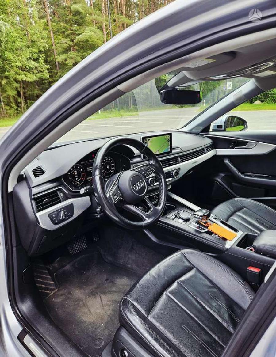 Grey Audi A4 2018 in Vilnius, with an engine capacity of 1.98 L and mileage of 160 thousand km for 12500 €, photo 10 on AUTOMOTO.COM.LV