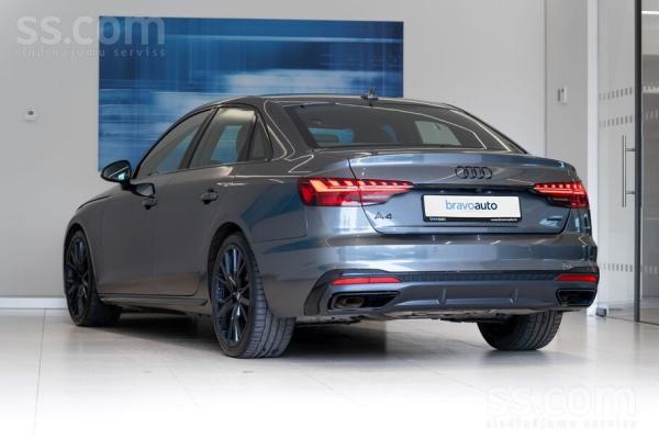 Grey Audi A4 2019 in Riga, with an engine capacity of 2.00 L and mileage of 106 thousand km for 20990 €, photo 3 on AUTOMOTO.COM.LV