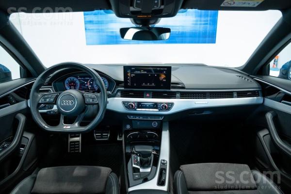 Grey Audi A4 2019 in Riga, with an engine capacity of 2.00 L and mileage of 106 thousand km for 20990 €, photo 7 on AUTOMOTO.COM.LV