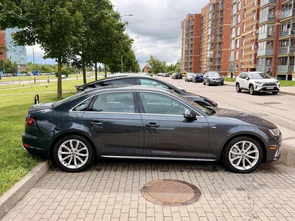 Pelēks Audi A4 2019 Klaipėda, ar dzinēja tilpumu 1.98 L un nobraukumu 93 tūkst. km par 18750 €, foto 4 vietnē AUTOMOTO.COM.LV