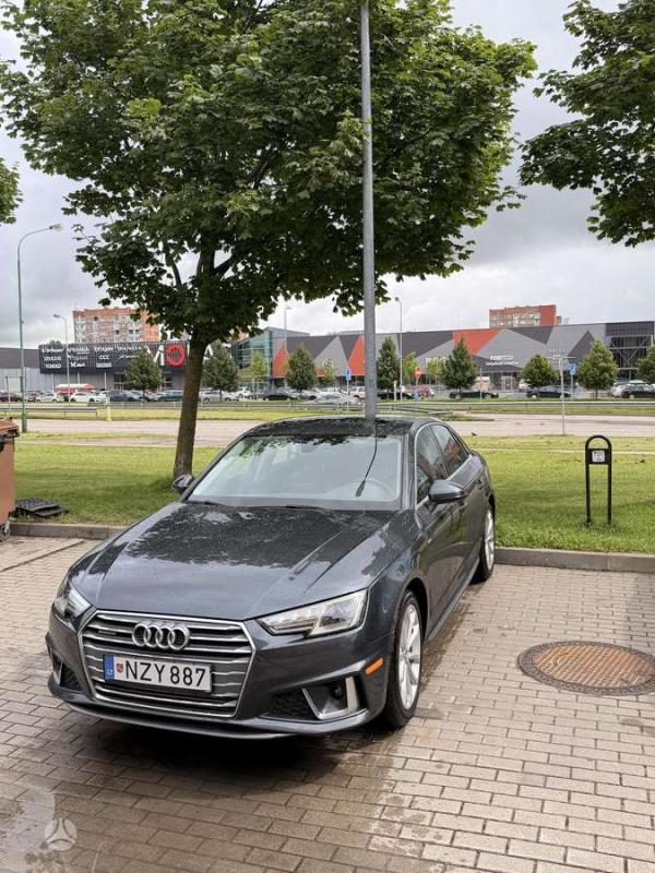 Pelēks Audi A4 2019 Klaipėda, ar dzinēja tilpumu 1.98 L un nobraukumu 93 tūkst. km par 18750 €, foto 6 vietnē AUTOMOTO.COM.LV