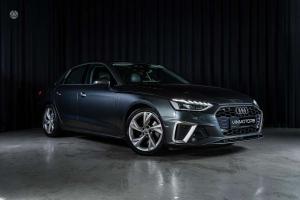 Grey Audi A4 2019 in Vilnius, with an engine capacity of 1.98 L and mileage of 99 thousand km for 23999 €, photo 4 on AUTOMOTO.COM.LV