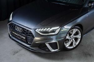 Grey Audi A4 2019 in Vilnius, with an engine capacity of 1.98 L and mileage of 99 thousand km for 23999 €, photo 8 on AUTOMOTO.COM.LV
