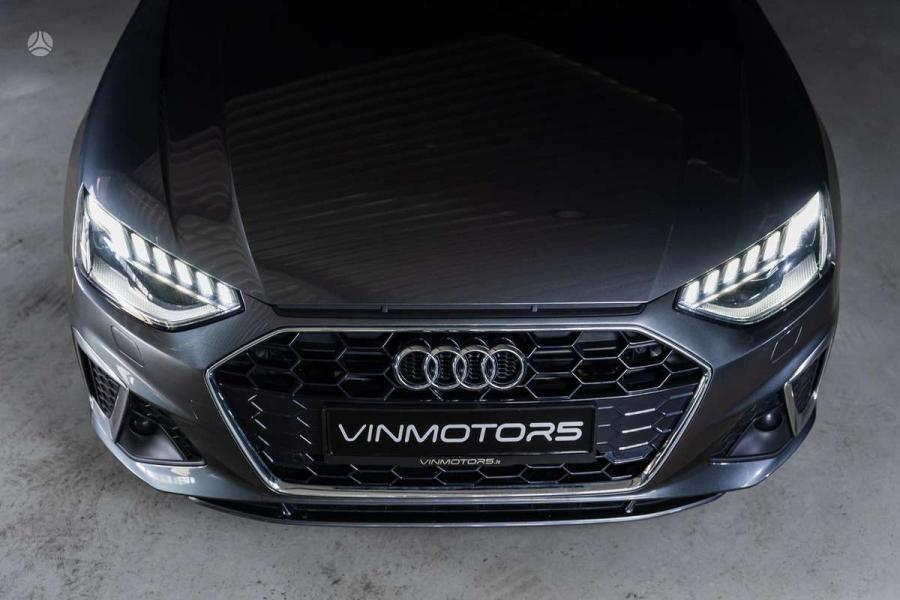 Grey Audi A4 2019 in Vilnius, with an engine capacity of 1.98 L and mileage of 99 thousand km for 23999 €, photo 17 on AUTOMOTO.COM.LV