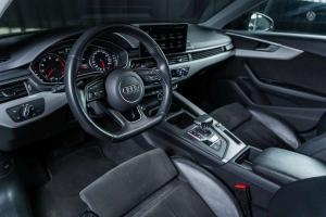 Grey Audi A4 2019 in Vilnius, with an engine capacity of 1.98 L and mileage of 99 thousand km for 23999 €, photo 19 on AUTOMOTO.COM.LV