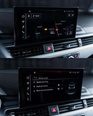 Grey Audi A4 2019 in Vilnius, with an engine capacity of 1.98 L and mileage of 99 thousand km for 23999 €, photo 24 on AUTOMOTO.COM.LV