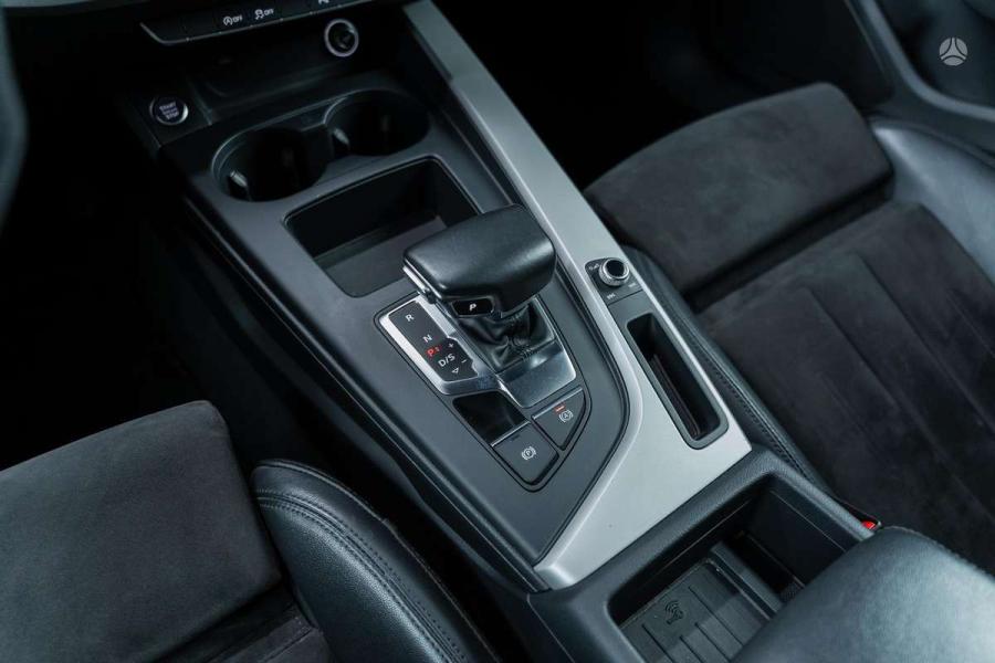 Grey Audi A4 2019 in Vilnius, with an engine capacity of 1.98 L and mileage of 99 thousand km for 23999 €, photo 27 on AUTOMOTO.COM.LV