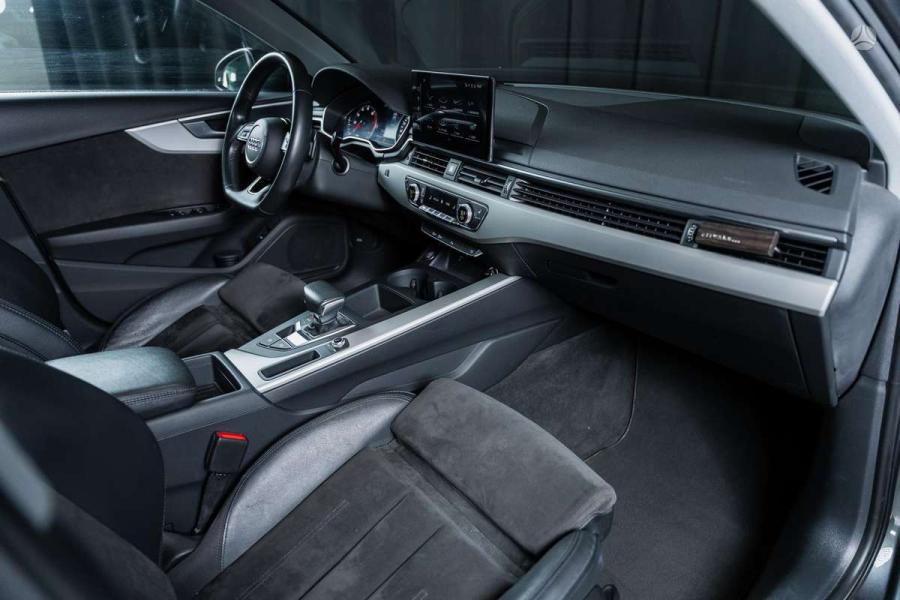 Grey Audi A4 2019 in Vilnius, with an engine capacity of 1.98 L and mileage of 99 thousand km for 23999 €, photo 30 on AUTOMOTO.COM.LV
