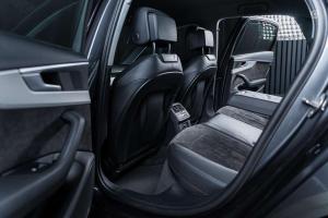 Grey Audi A4 2019 in Vilnius, with an engine capacity of 1.98 L and mileage of 99 thousand km for 23999 €, photo 33 on AUTOMOTO.COM.LV