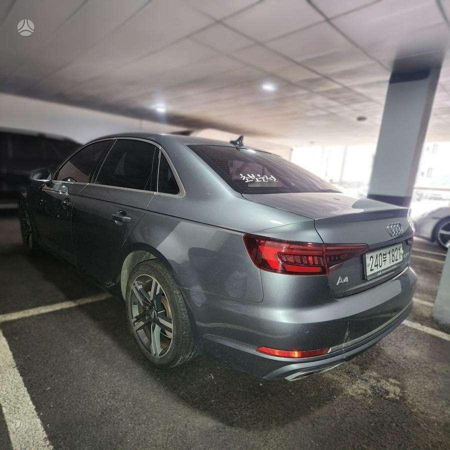 Grey Audi A4 2019 in Kaunas, with an engine capacity of 1.98 L and mileage of 96 thousand km for 15300 €, photo 5 on AUTOMOTO.COM.LV