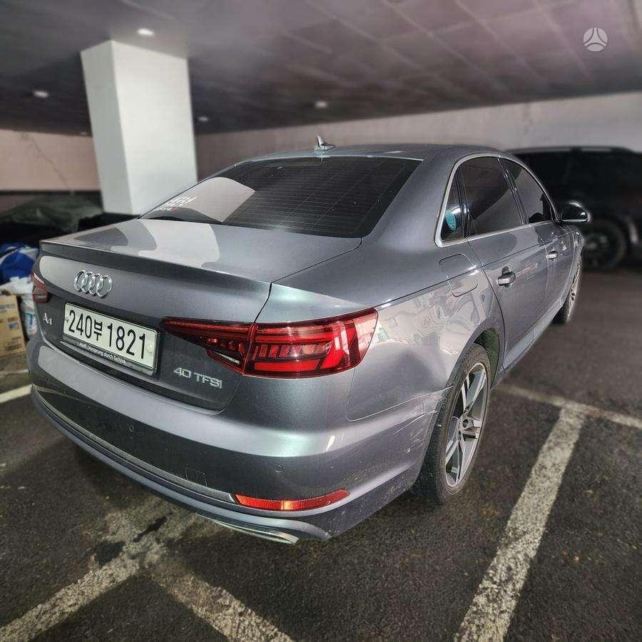 Grey Audi A4 2019 in Kaunas, with an engine capacity of 1.98 L and mileage of 96 thousand km for 15300 €, photo 6 on AUTOMOTO.COM.LV