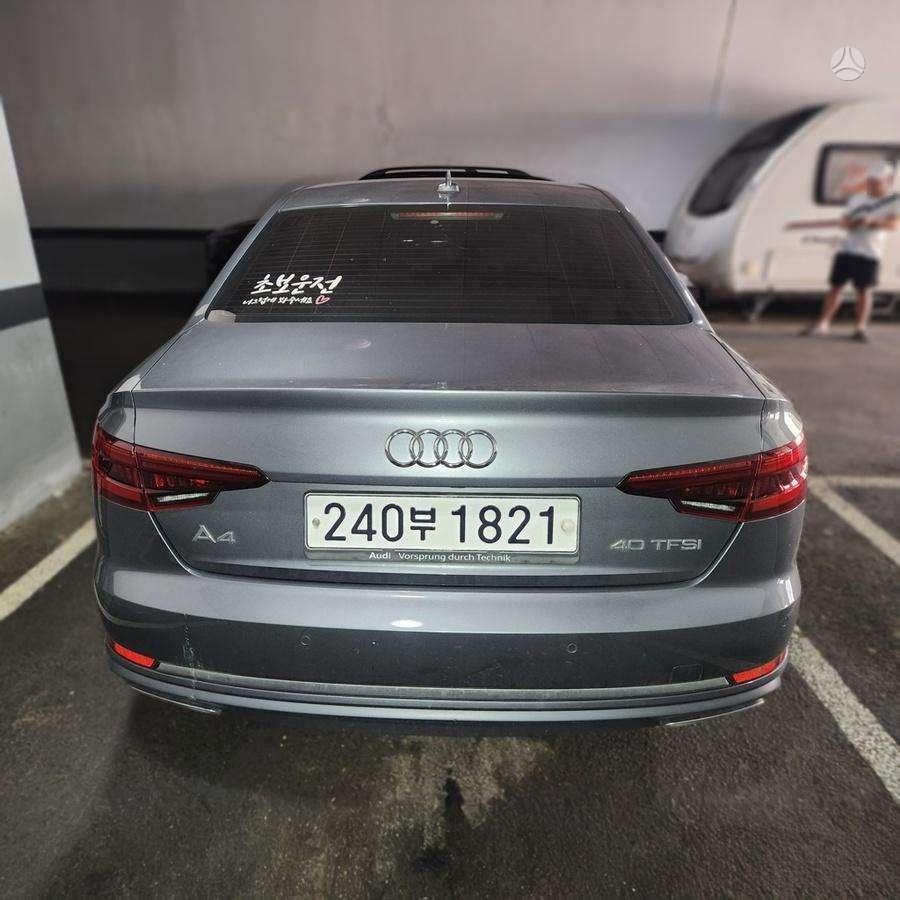 Grey Audi A4 2019 in Kaunas, with an engine capacity of 1.98 L and mileage of 96 thousand km for 15300 €, photo 7 on AUTOMOTO.COM.LV