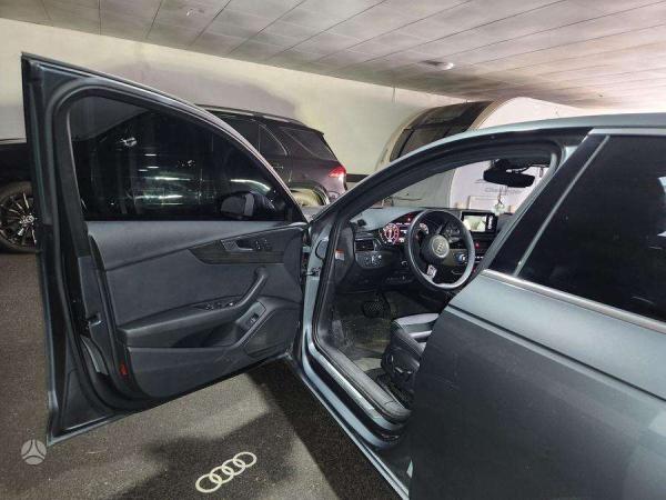 Grey Audi A4 2019 in Kaunas, with an engine capacity of 1.98 L and mileage of 96 thousand km for 15300 €, photo 8 on AUTOMOTO.COM.LV