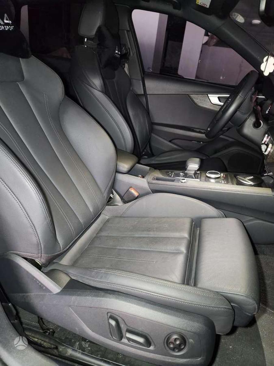 Grey Audi A4 2019 in Kaunas, with an engine capacity of 1.98 L and mileage of 96 thousand km for 15300 €, photo 12 on AUTOMOTO.COM.LV
