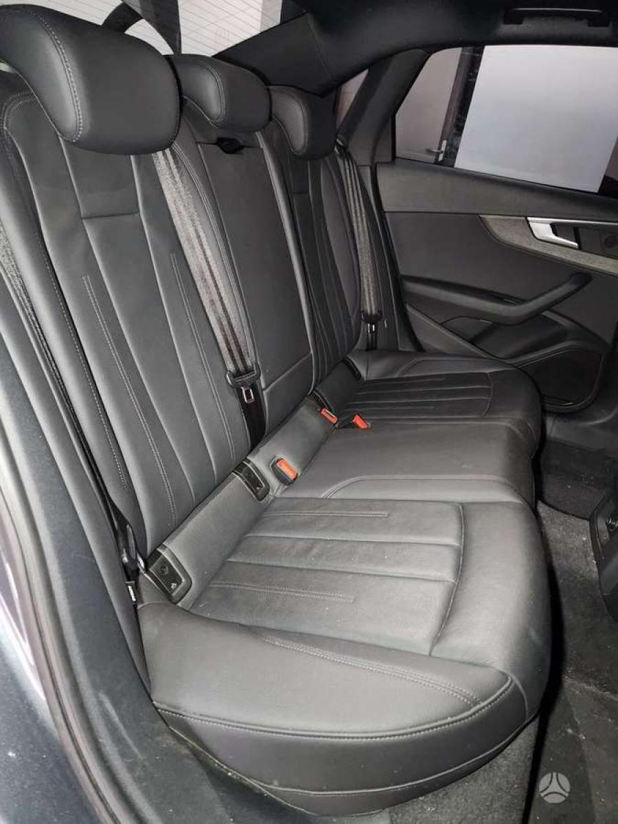 Grey Audi A4 2019 in Kaunas, with an engine capacity of 1.98 L and mileage of 96 thousand km for 15300 €, photo 14 on AUTOMOTO.COM.LV